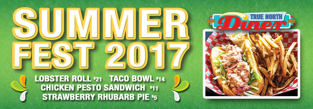 True North Diner - Best Bedford Restaurant Menu
